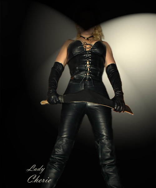 ***Lady Cherie*** - Lady in Leather